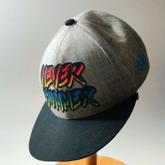 Target | Accessories | Never Bummer Target Branded Grey Snapback Hat ...
